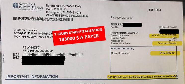 183000 $ à payer à l'hôpital. Pourquoi prendre une assurance expat ...